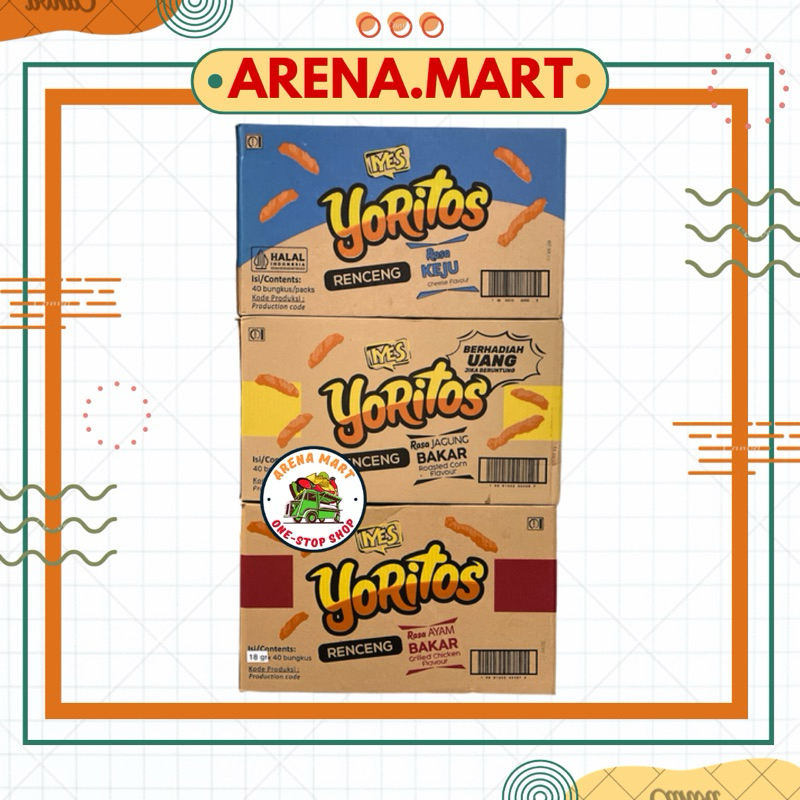 Jual IYES YORITOS Makanan ringan ekstrudat Crackers BERHADIAH UANG JIKA ...