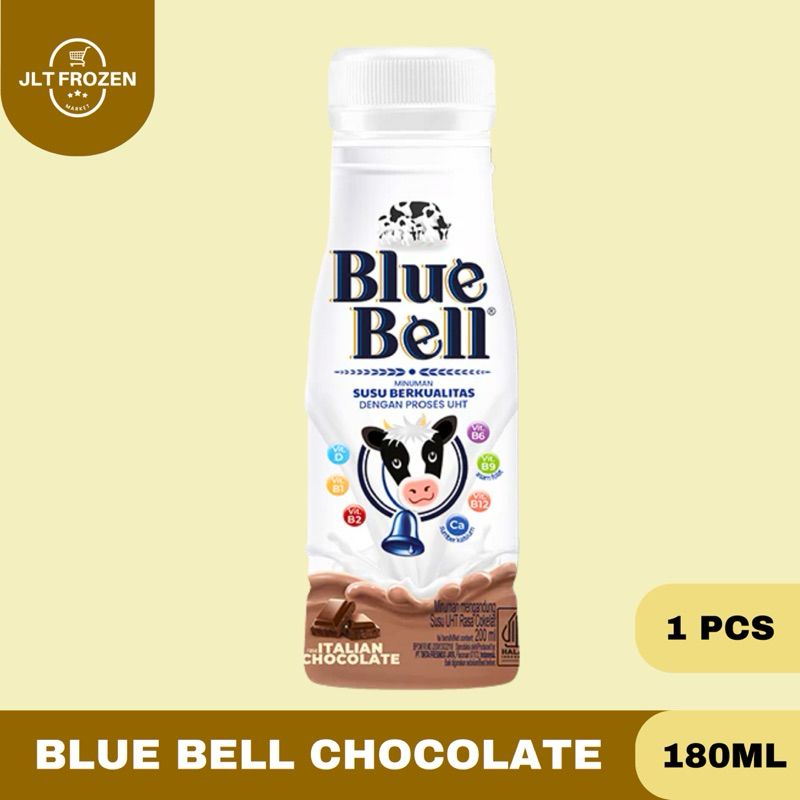 Jual Blue bell Chocolate / Susu UHT Coklat / Susu Coklat Botol / Milk ...