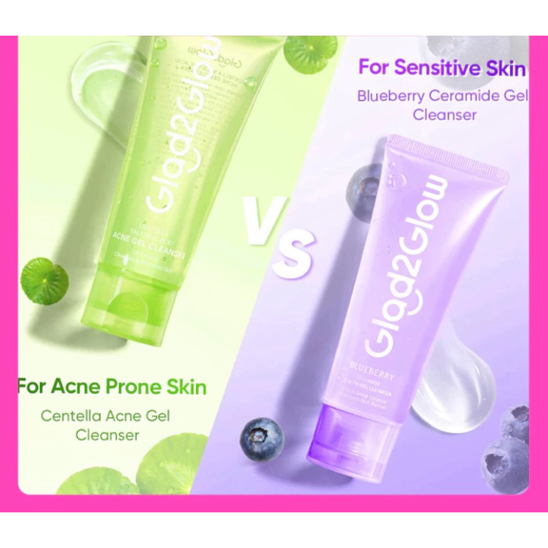 Jual G2G BLUEBERRY CERAMIDE LOW PH GEL CLEANSER | G2G CENTELLA ...