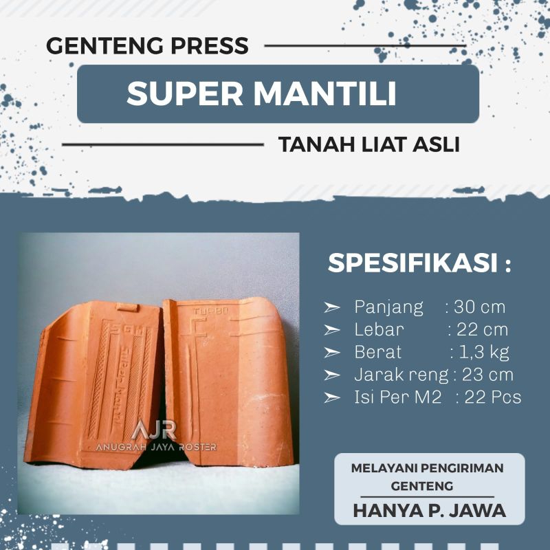 Jual Genteng Super Mantili, Genteng Press Mantili , Genteng Wirosari ...