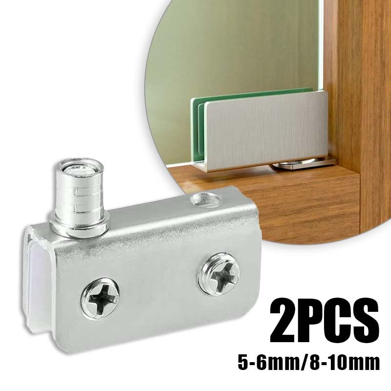 Jual 2 Pcs Engsel Buat Kaca Stainless Steel Engsel Kaca Jepit 5 Mm-10mm ...