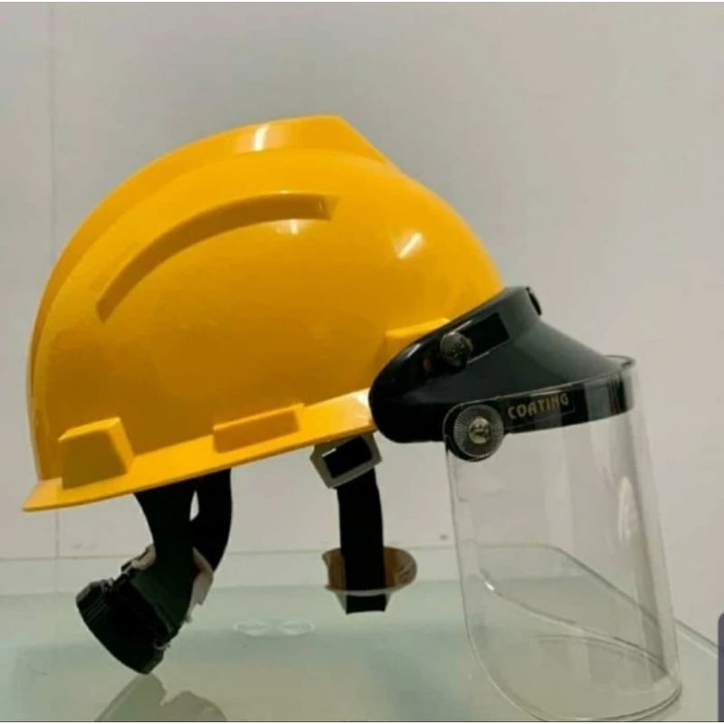 Jual Helm APD medis- Helm proyek SNI- Faceshield Apd Safety | Shopee ...