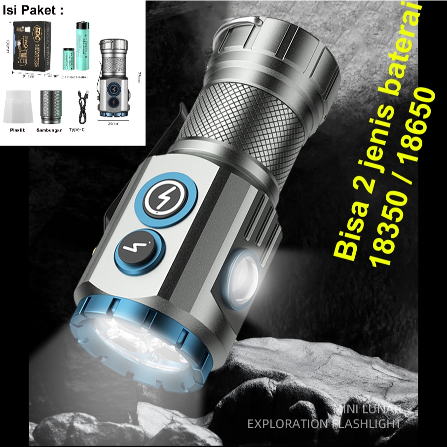 Jual Senter LED Mini EDC 3xLED F235 Magnet Hiking Camping | Shopee ...