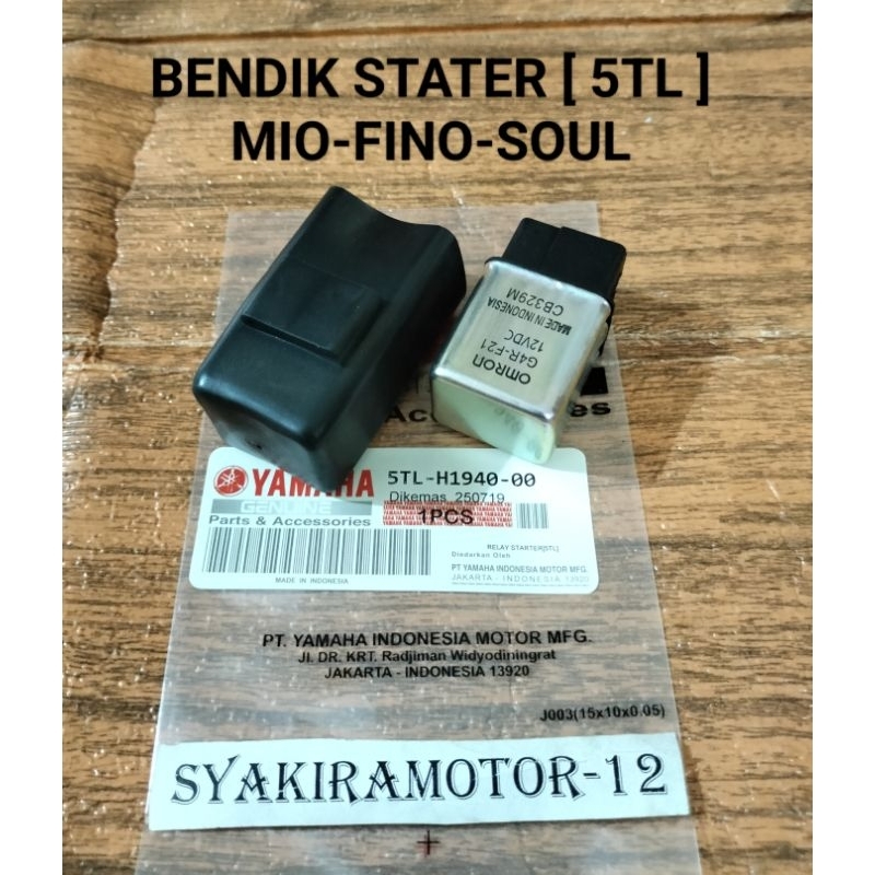 Jual BENDIK RELAY STATER [ 5TL ] YAMAHA MIO SMILE MIO SPORTY FINO LAMA ...