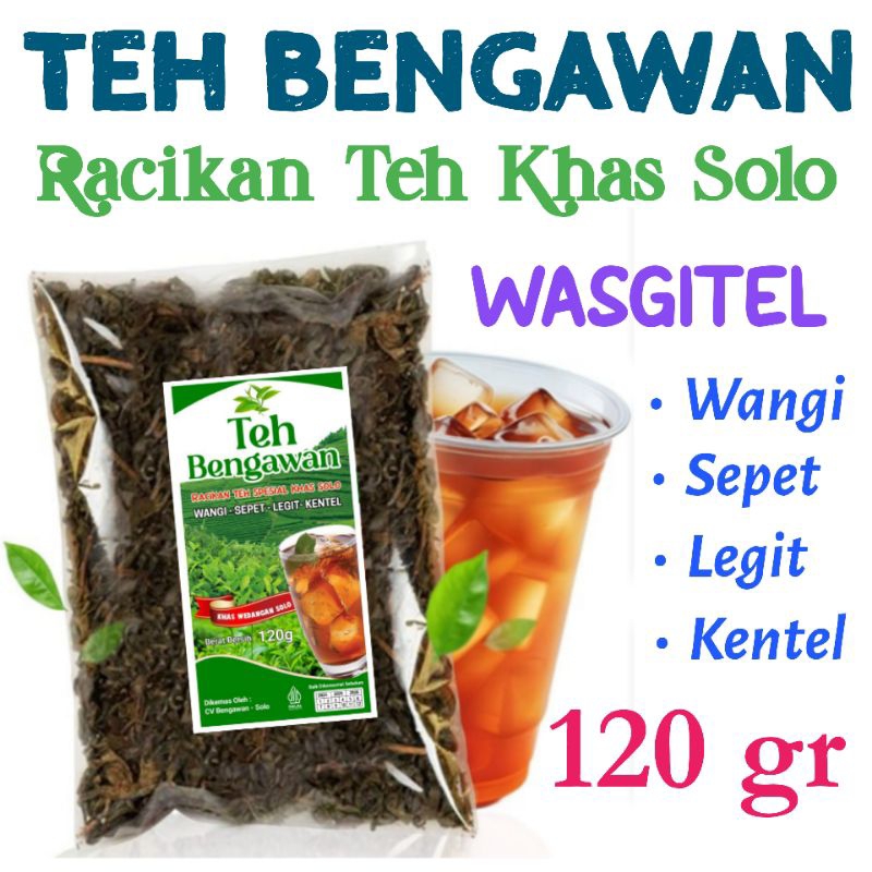 Jual TEH BENGAWAN Racikan Es Teh Jumbo Khas Solo Wangi Sepet Legi ...
