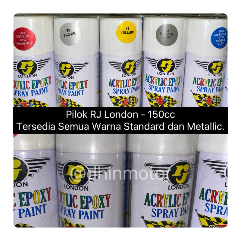 Jual Pilok RJ London 150 CC Warna Standard dan Metallic | Shopee Indonesia