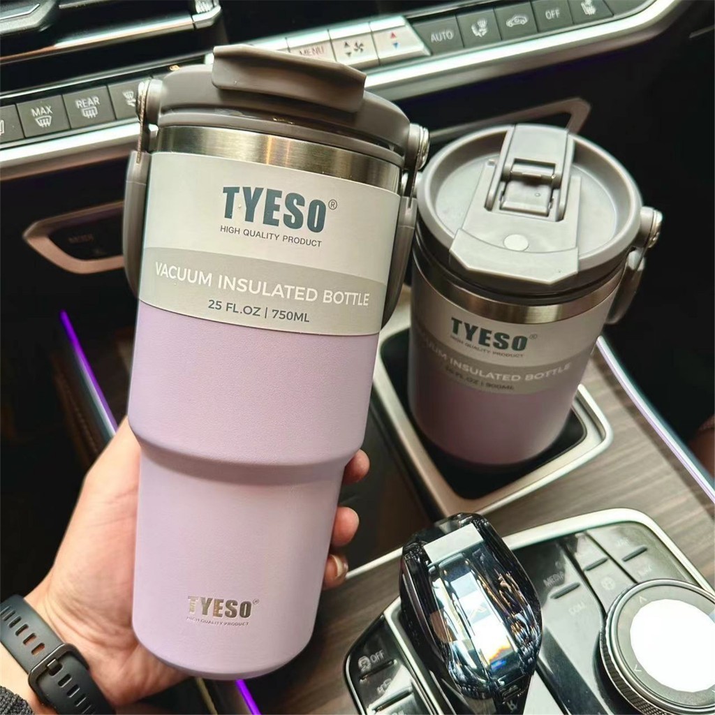 Jual TYESO TUMBLER STAINLESS KOPI CUP HIGH QUALITY VACUUM INSULATED 600 900 ML ORIGINAL Botol ...