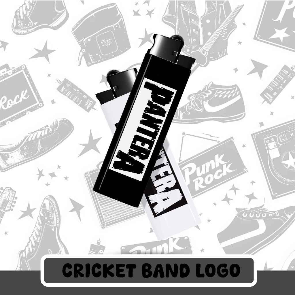 Jual Korek gas Metal Band Logo Edisi Band Luar Negeri Korek Api Cricket ...