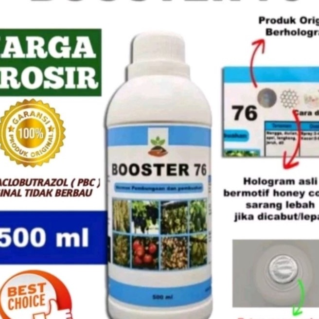 Jual Mega Pupuk Booster 76 Pelebat Penyubur Tanaman Buah ml | Shopee ...