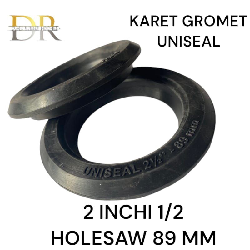 Jual KARET GROMET UNISEAL 2. 1/2 INCHI HOLESAW 89MM HIDROPONIK DAN ...