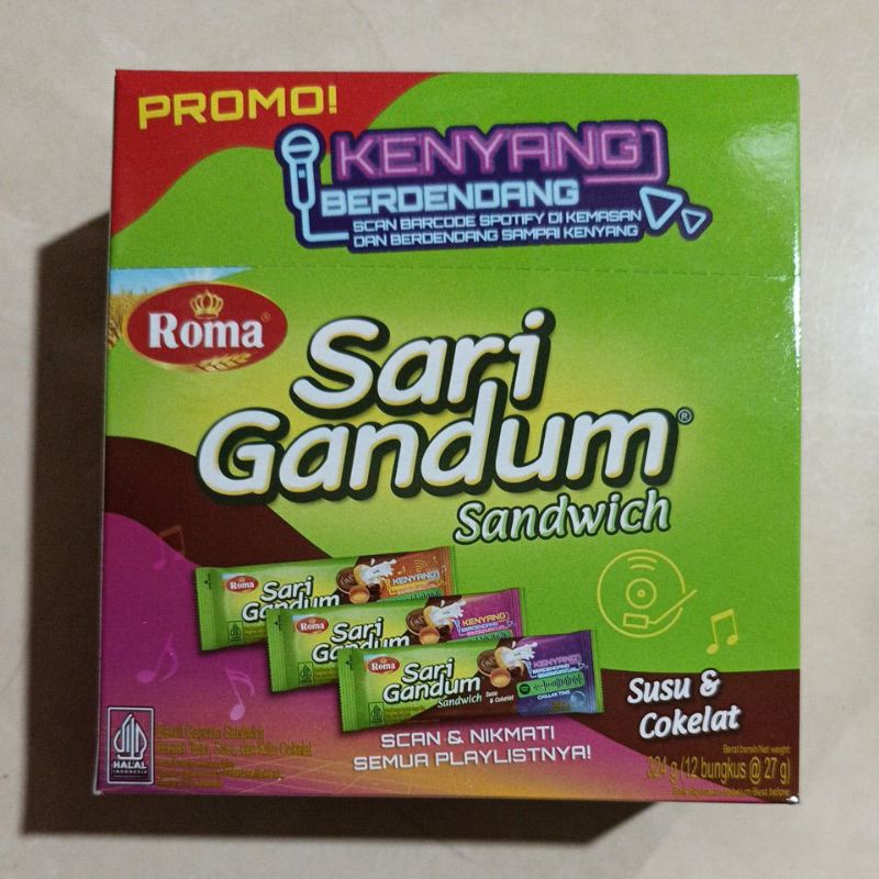Jual Roma sari gandum box 12 sachet | Shopee Indonesia