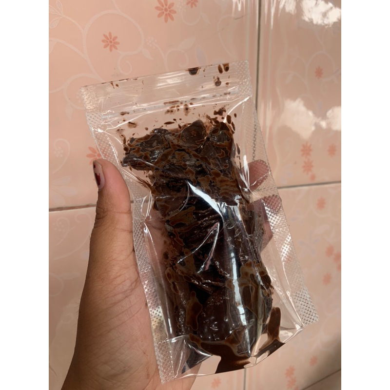 Jual KERIPIK PISANG COKLAT LUMER KEMASAN POUCH | Shopee Indonesia
