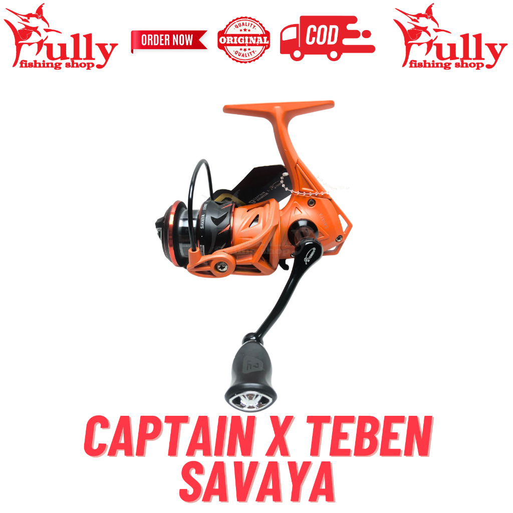 Jual Reel Pancing - Savaya Captain x Teben | Shopee Indonesia