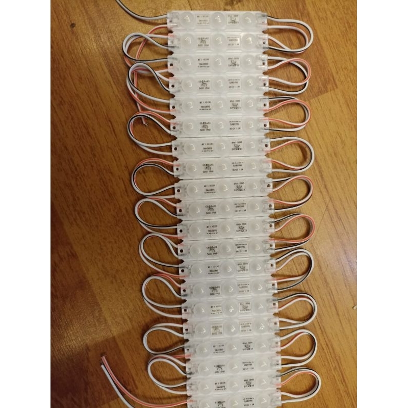 Jual Lampu LED Modul Samsung 1.5 Watt 3 Mata 12V DC 2835 12Volt Neon ...