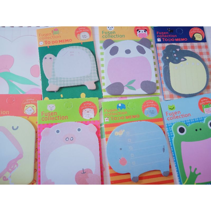 Jual LRA Sticky Notes Motif Binatang Tempelan Kertas Catatan Memo Note ...