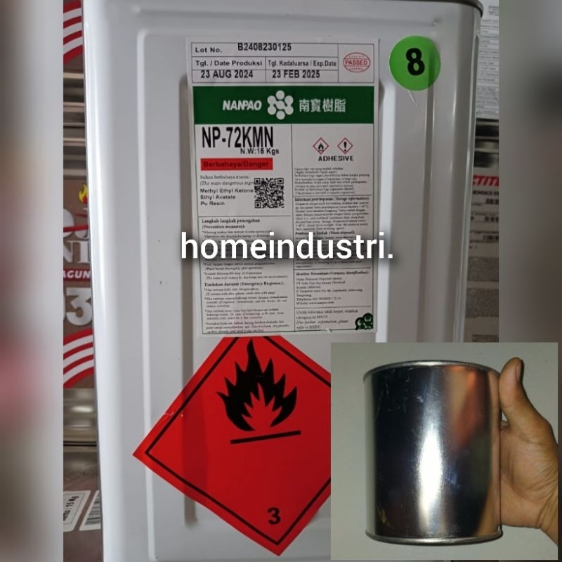 Jual NANPAO 72KMN 1 kg warna putih susu ukuran kaleng polos | Shopee Indonesia