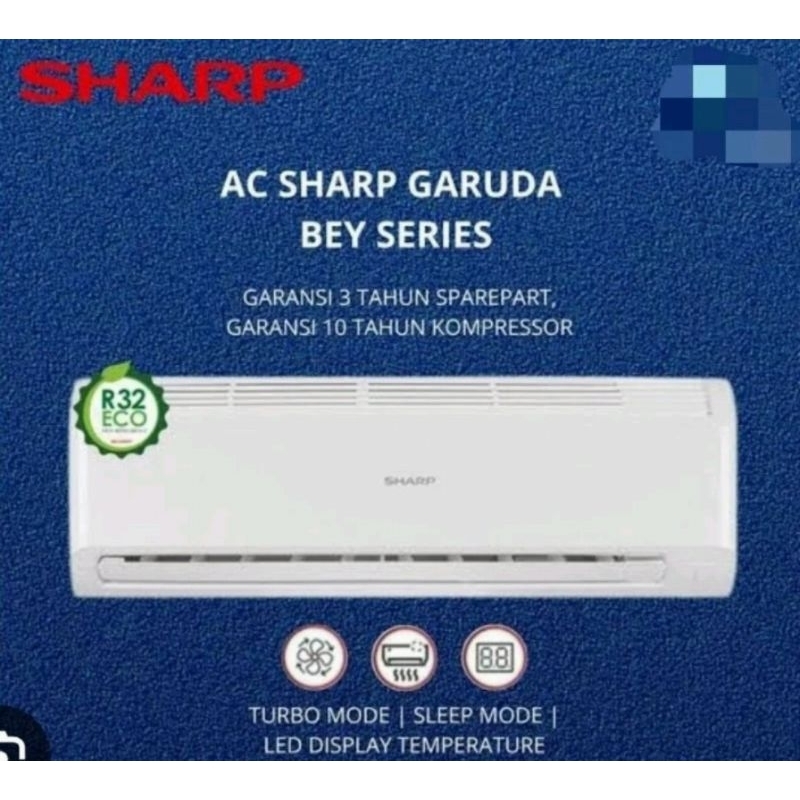 Jual AC SHARP 3/4PK AH-07BEY PLUS JASA PASANG UNTUK DALAM KOTA CIREBON | Shopee Indonesia