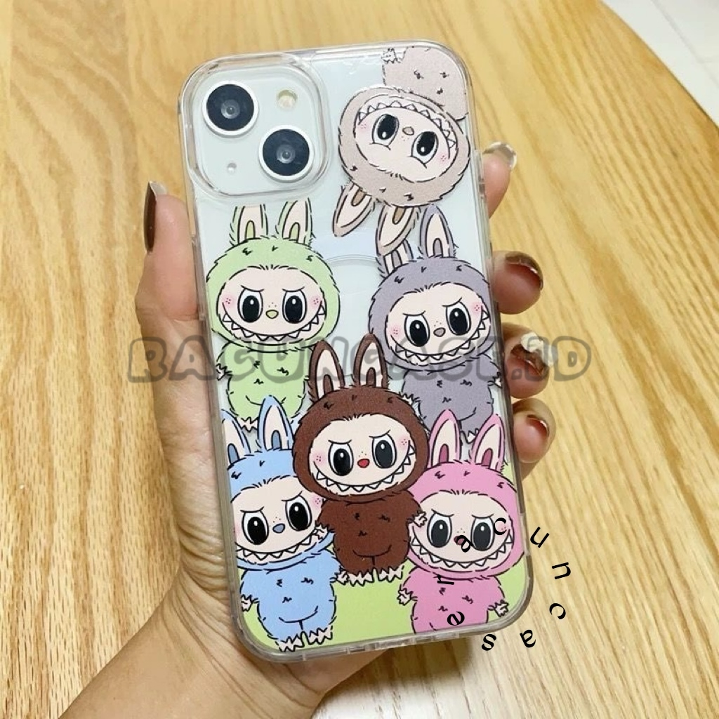 Jual CASE LABUBU MAGNETIC & POP SOCKET LABUBU FOR IPHONE 11 12 13 14 15 ...