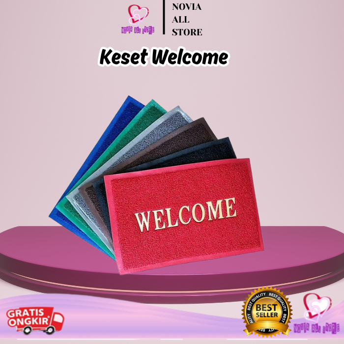 Jual Keset Welcome Anti slip Keset Lantai Kamar Mandi | Shopee Indonesia