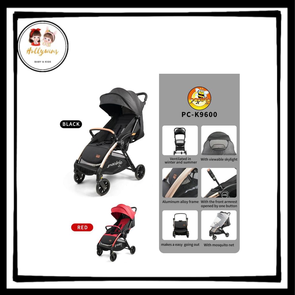 Jual BABY STROLLER PACIFIC JR PC K9600 CABIN SIZE | Shopee Indonesia