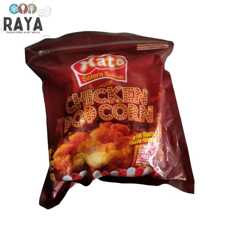 Jual Hato Chicken Popcorn with Spicy Cheese Powder 500 gram | Shopee ...