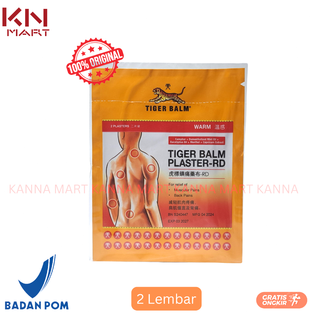 Jual Tiger Balm Plaster - RD Warm 2 Lembar Koyo | Shopee Indonesia