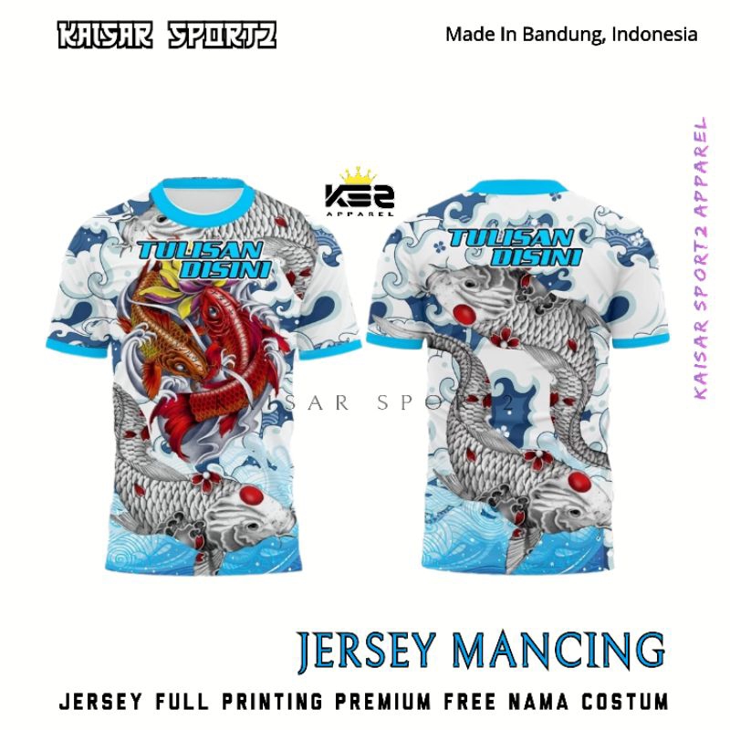 Jual Jersey Mancing Costum Terbaru Full Printing Premium gratis pasang ...