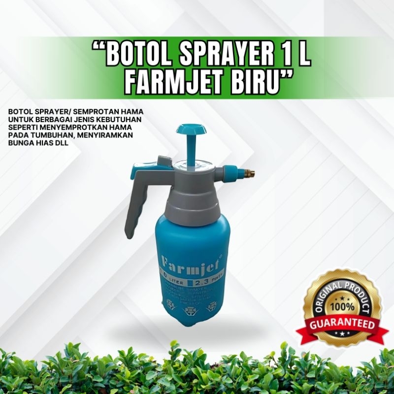 Jual BOTOL SPRAYER 1 LITER FARMJET BIRU (BOTOL SPRAYER 1L FARMJET BIRU ...