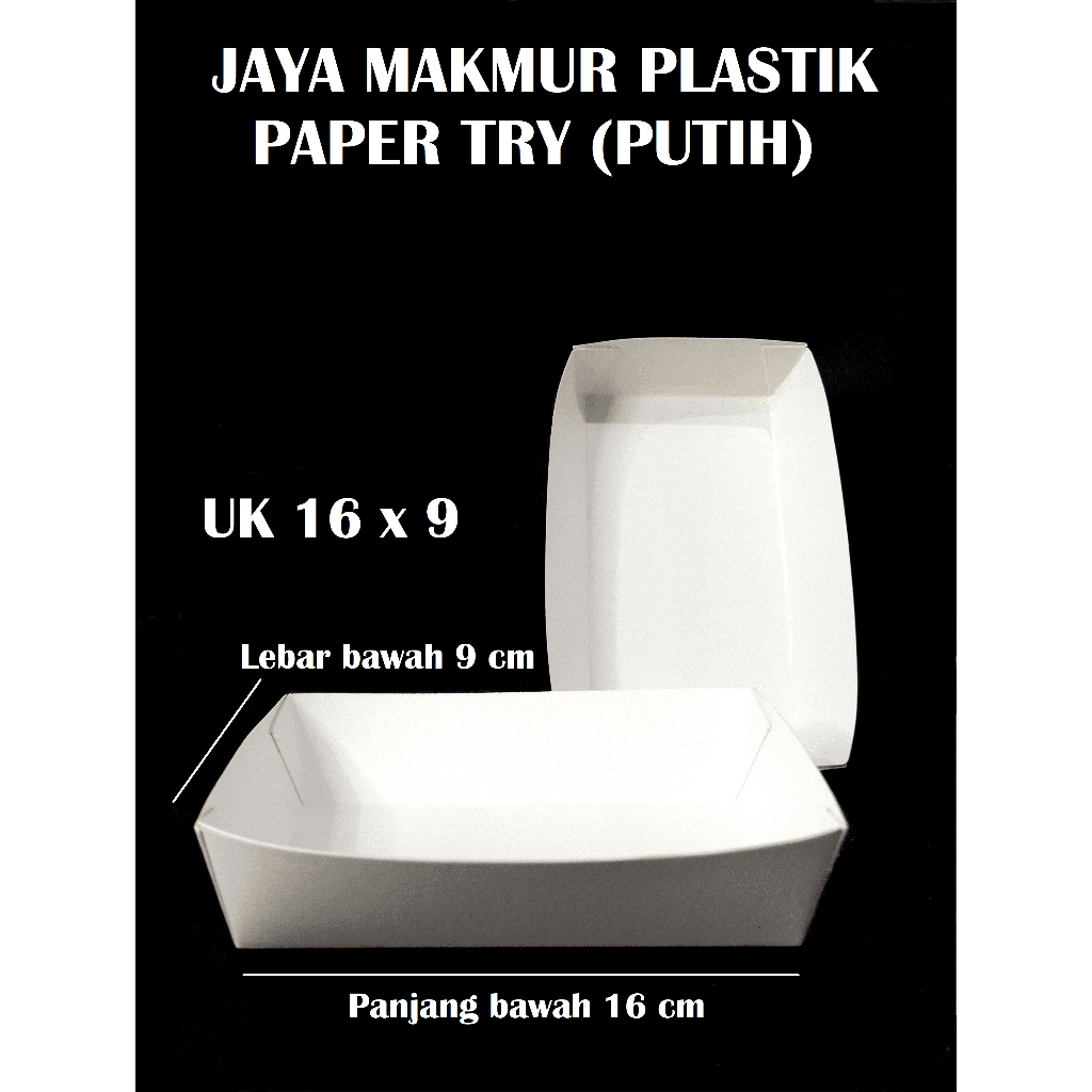 Jual Paper Try Dine In ukuran 9cm x 16cm / Paper Try Putih | Shopee ...