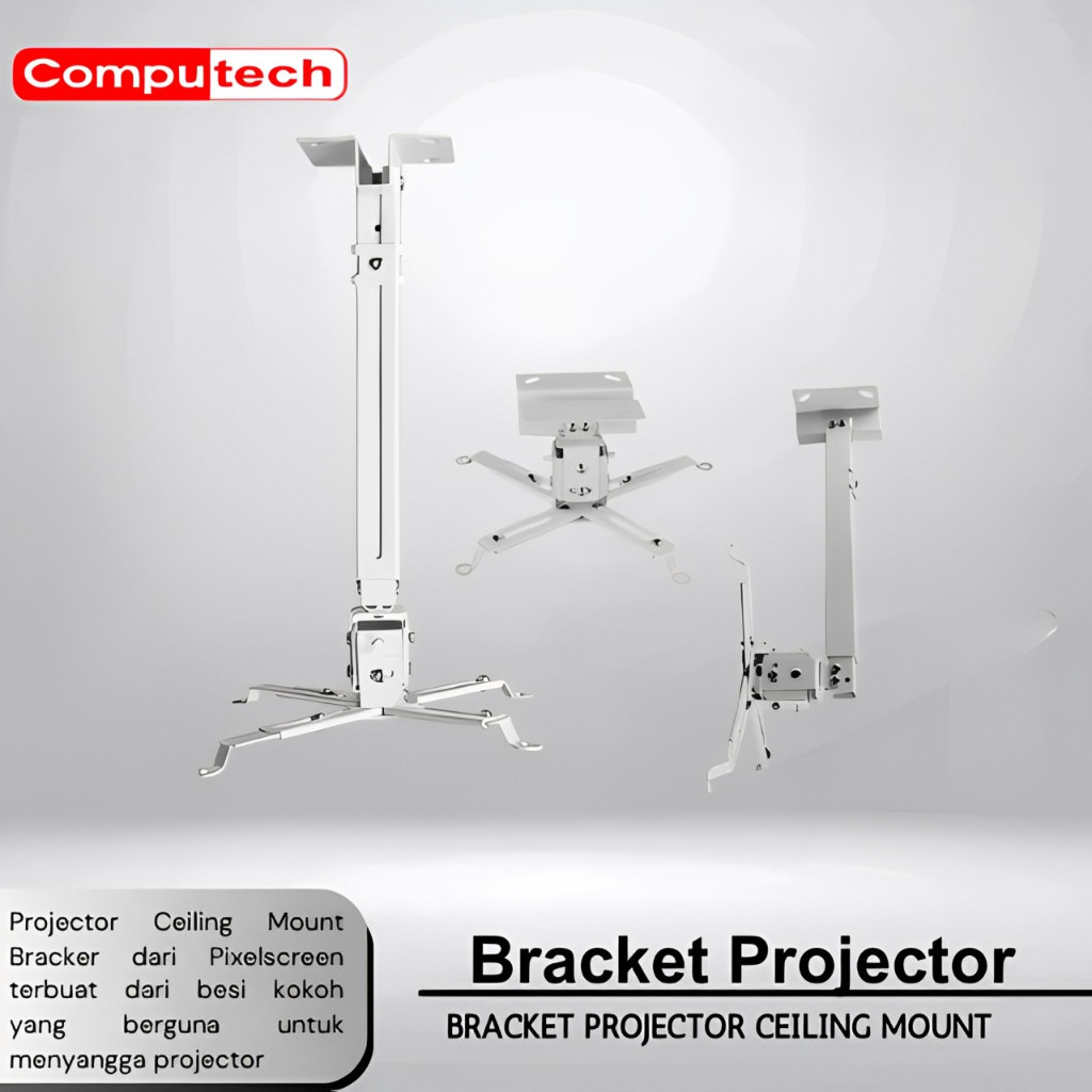 Jual Bracket Projector Ceiling Mount 65cm Putih - Bracket Proyektor ...