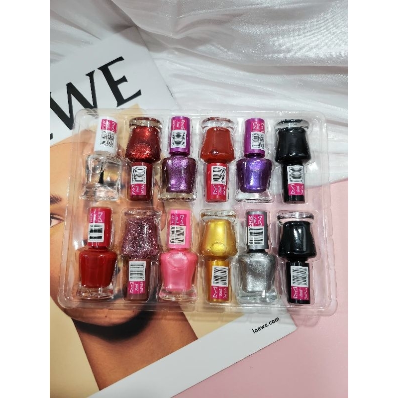 Jual PER BOX ISI 12 PCS ANEKA KUTEK WARNA - WARNI CANTIK KUALITAS ...