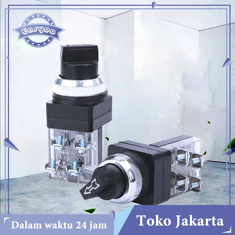 Jual Rotary Selector switch 30mm 2 Position On-Off TSS-30 | Shopee ...