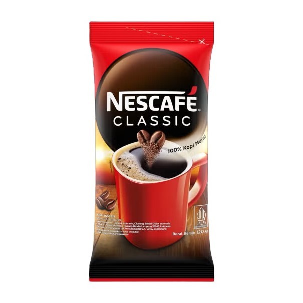 Jual NESCAFE Classic Kopi Instan Hitam 120gr – Instant Coffee | Shopee ...
