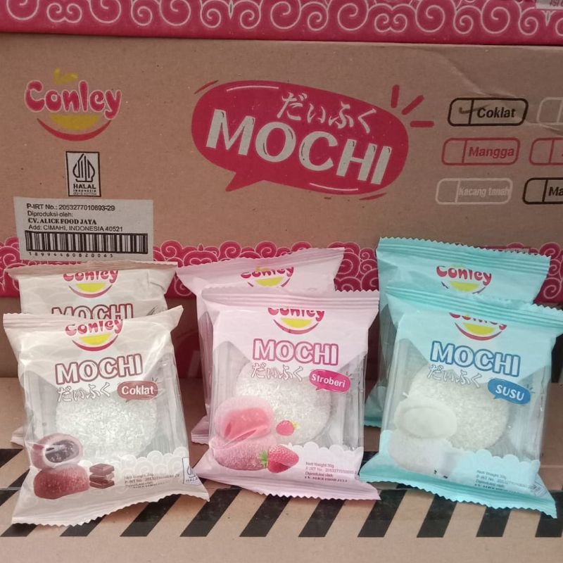 Jual 1 DUS MOCHI CONLEY ISI 60 PCS BISA MIX | Shopee Indonesia