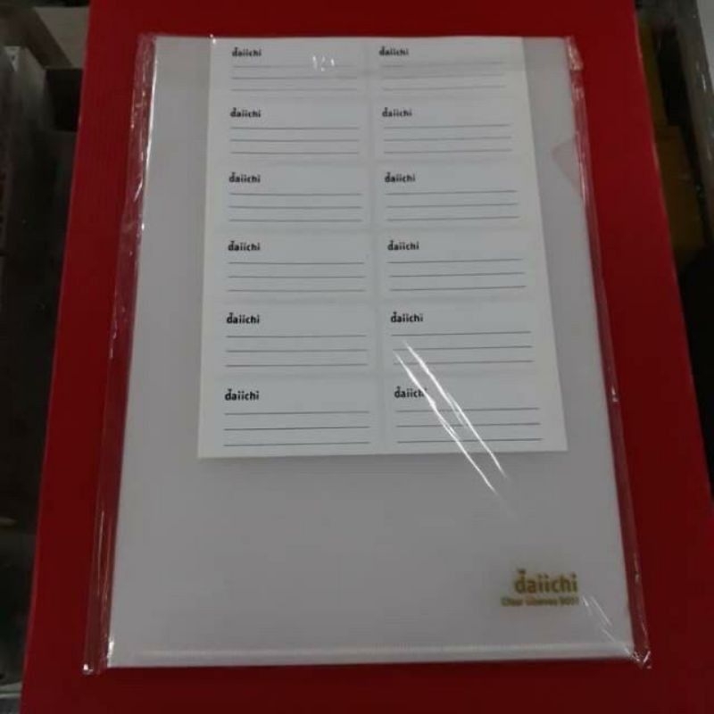 Jual Map Plastik Model L Daichi F4 / Folio Clear Sleeve Plastik ...