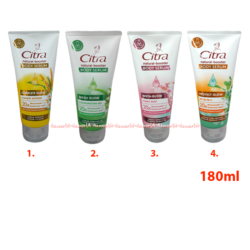 Jual Citra 180ml Natural Booster Body Serum Complete Fresh Insta ...