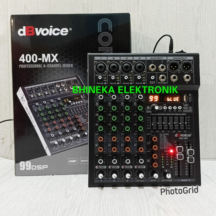 Jual mixer db voice 400 MX original 4 channel dbvoice 400mx bluetooth ...