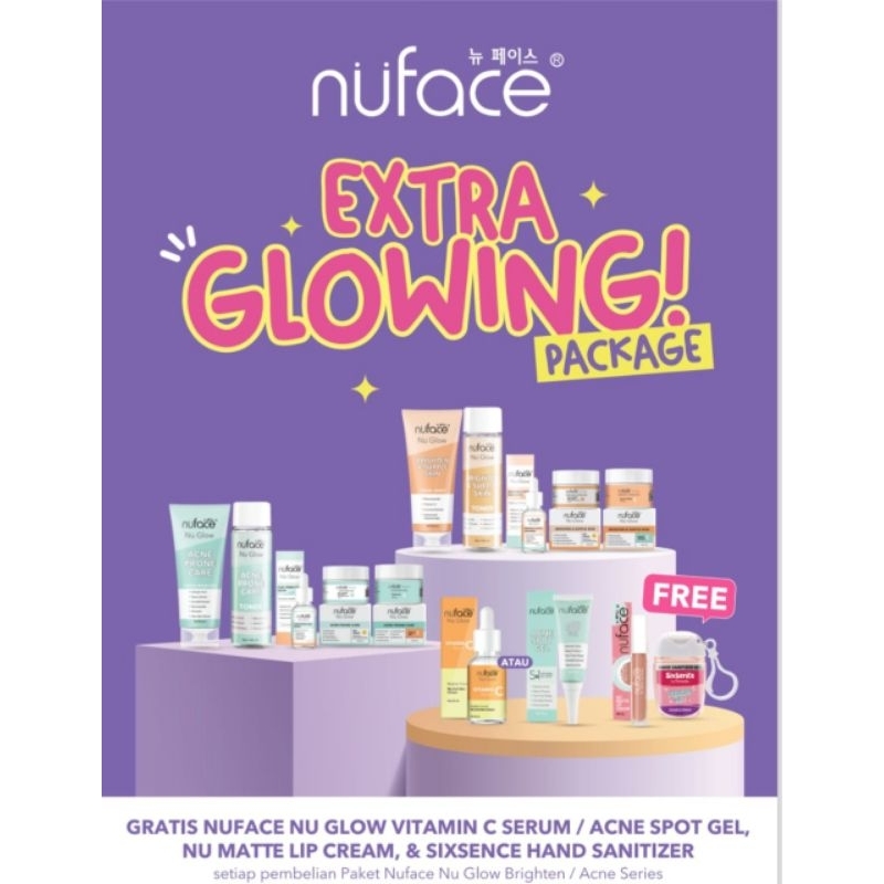 Jual ANANTA 5in1 NUFACE Skincare Fuji Nu Glow paket perawatan ...