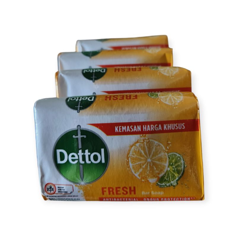 Jual Dettol Barsoap FRESH 100gr × 4 pcs | Shopee Indonesia