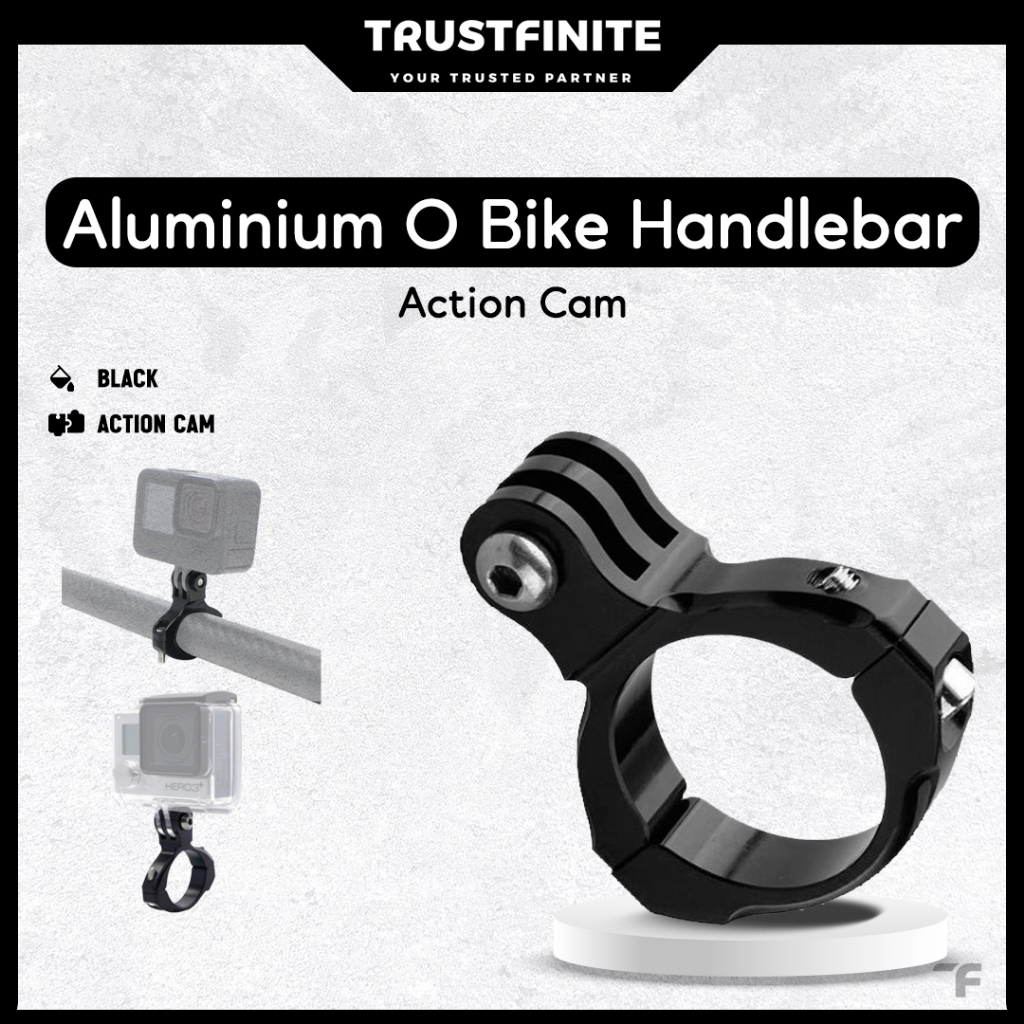 Jual Aluminium Bicycle Bike Sepeda Handlebar Mount O GoPro Hero 12/11 ...