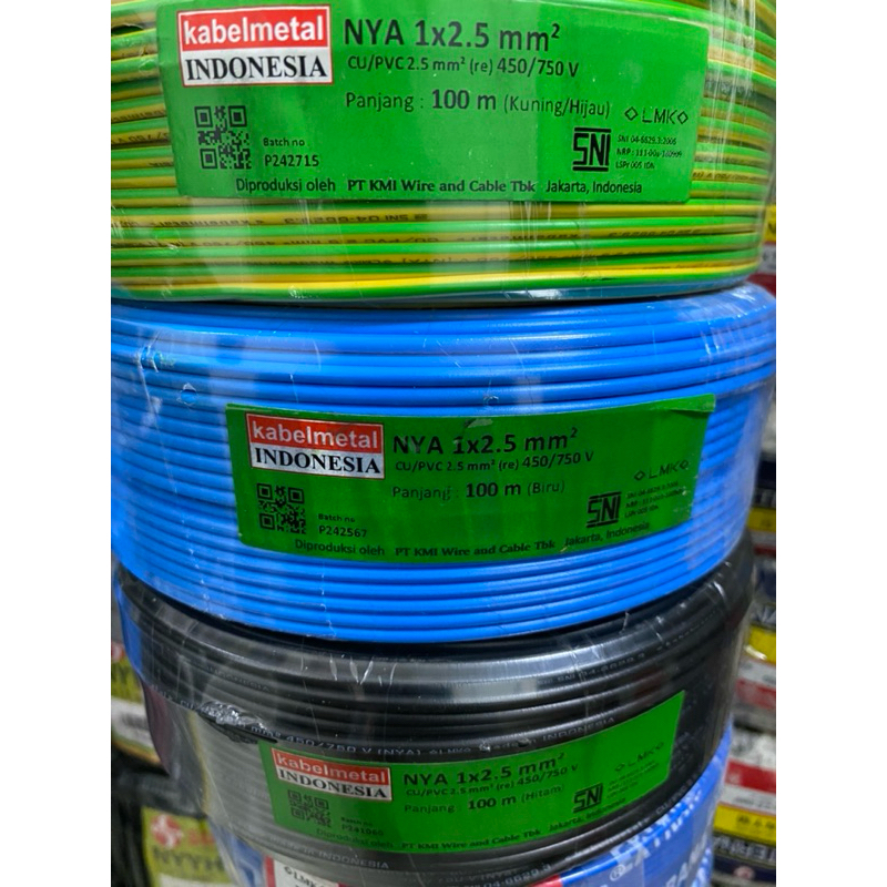 Jual kabel Metal NYA 2,5 @100M | Shopee Indonesia