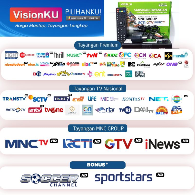 Jual Visionku Bromo c2000 lengkap | Shopee Indonesia