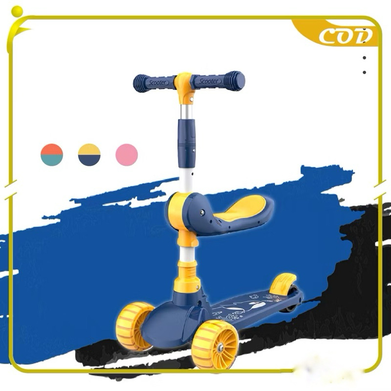 Jual Mainan Anak Skuter Otoped Sepeda Duduk 3 Roda 2in1 Ada Musik Lagu ...