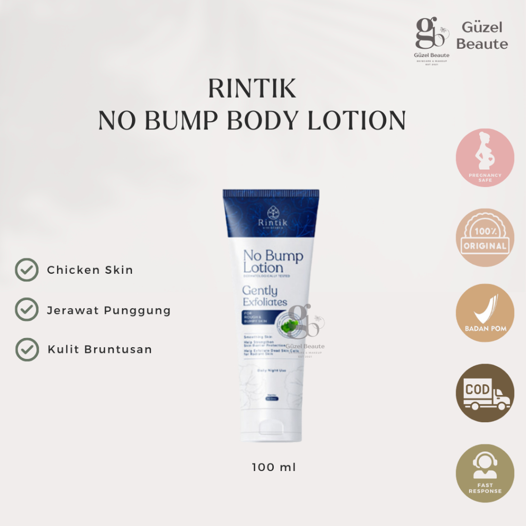Jual Guzel Rintik Skincare - No Bump Lotion/Lotion Tubuh Kulit ...