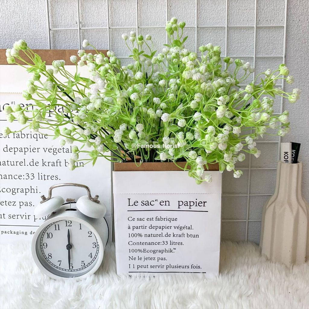 Jual Bunga Gypsophila baby breath artificial X5 | Shopee Indonesia