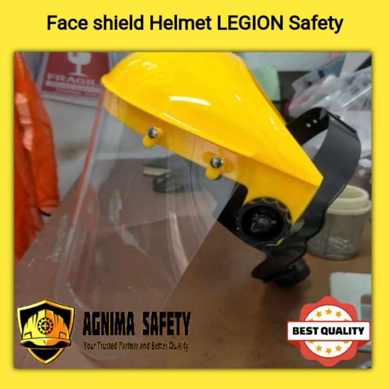 Jual Face Shield APD Helmet Safety + Fastrack LEGION | Shopee Indonesia