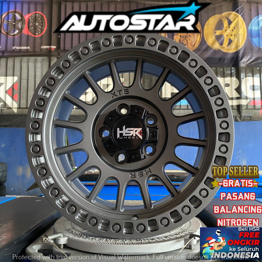 Jual menjual velg mobil offroad rally hsr model terbaru xts05 R15 pcd ...