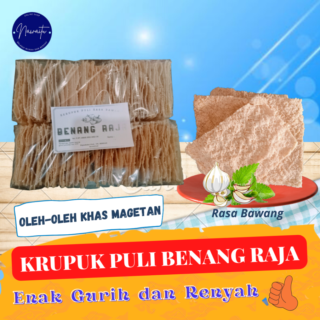 Jual Kerupuk Puli Mentah 1Kg Gendar Krecek Puli Oleh-oleh Khas Magetan ...