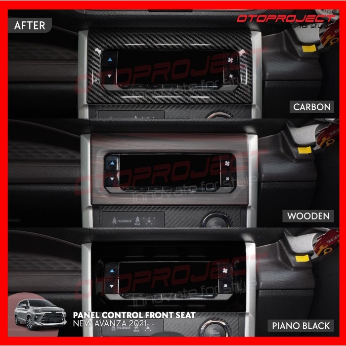 Jual Panel Control Front Seat Depan Avanza Xenia 2021 2022 UP Hitam ...