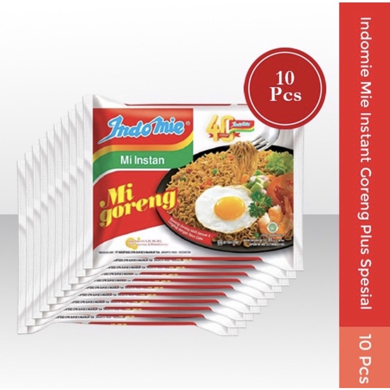 Jual 10 PCS ALL VARIANT INDOMIE GORENG, SOTO, BAWANG @85gr - INDOFOOD ...
